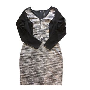 Andrew Marc | Dresses | Andrew Marc Long Sleeve Black Vneck Dress ...